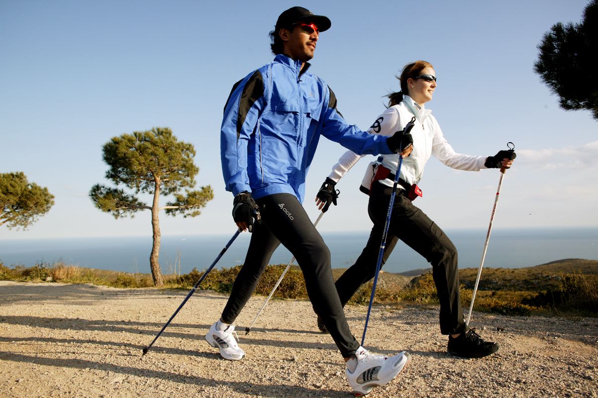 Nordic Walking an der Costa Brava